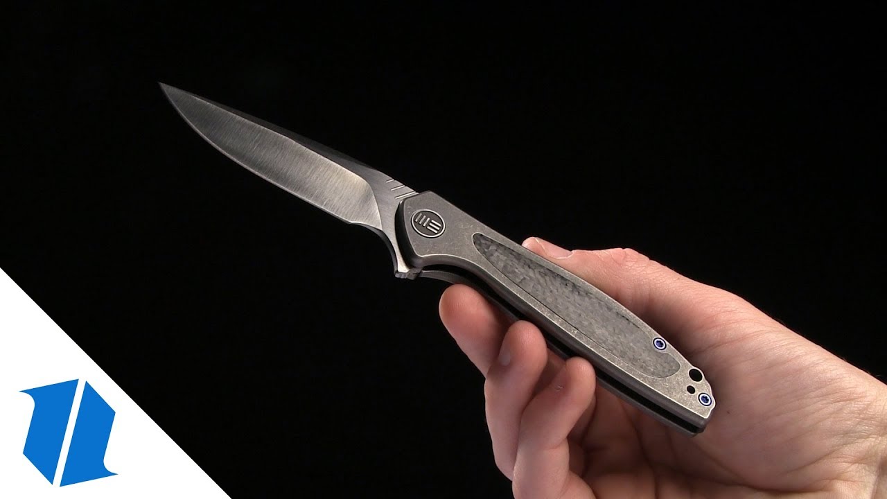 We Knives Wisp Folding Knife Overview - YouTube