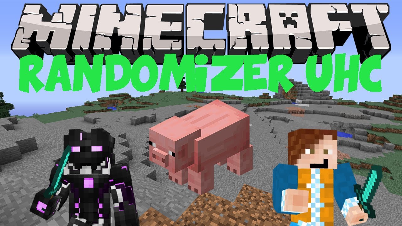 Minecraft: Randomizer UHC #6- THE PIGS! - YouTube