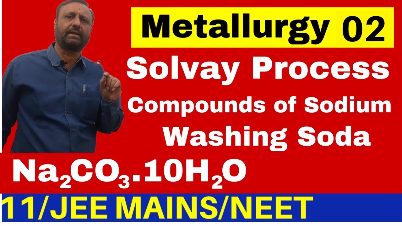 METALLURGY 2 : Solvay Process For Washing Soda I Compounds Of Sodium ...