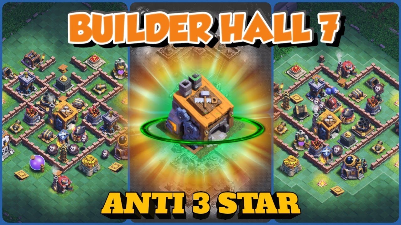 🔥TOP 10 BEST🔥 BUILDER HALL 7 BASE + REPLAY || BH7 ANTI WITCH AND PEKKA ...