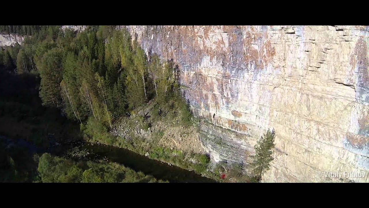 Rope jumping from a 65 meter cliff. Versus team, Ufa, Russia. - YouTube