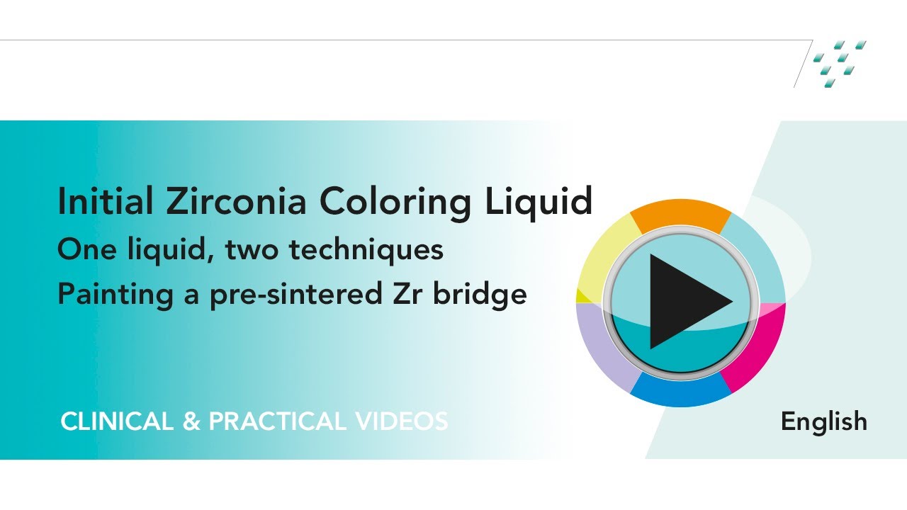 Initial Zirconia Coloring Liquid: painting a pre-sintered Zirconia ...