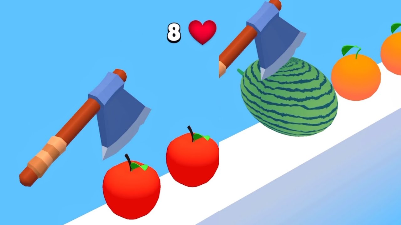 Fruit Cutting Game! Very satisfying and relaxing ASMR slicing video ...