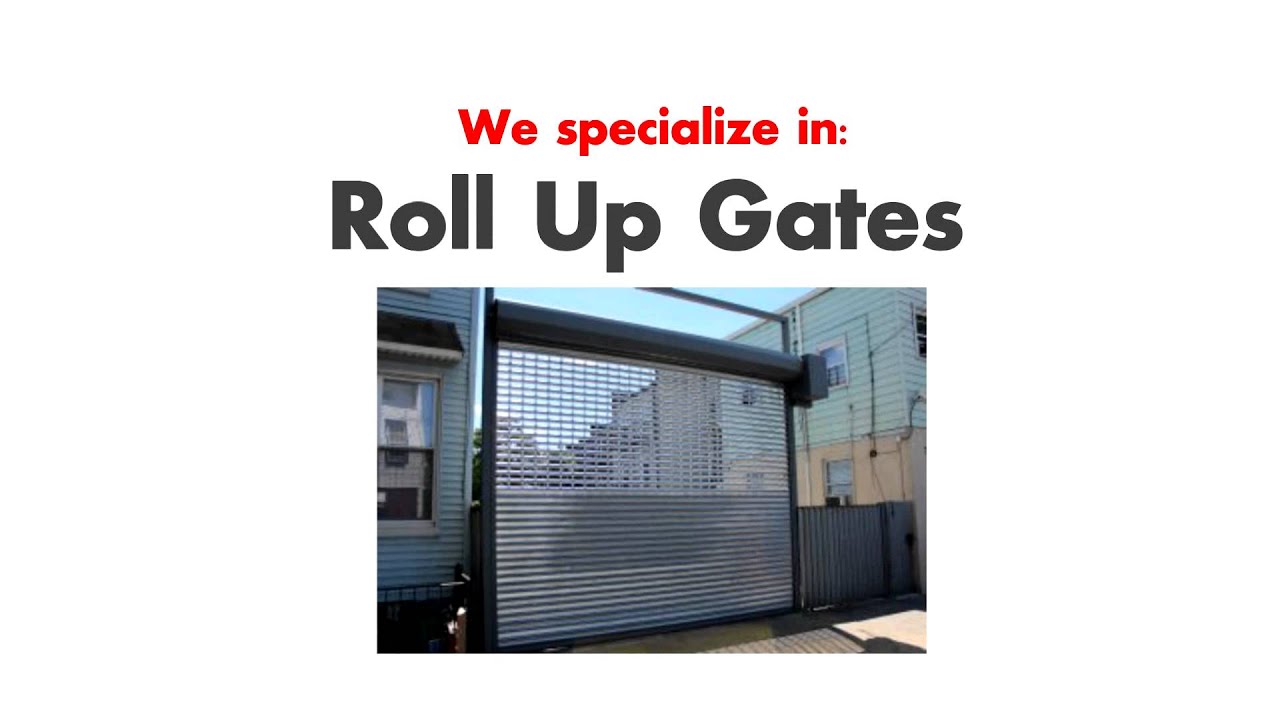 Roll Up Gates Installation and Repair Services in NYC - YouTube