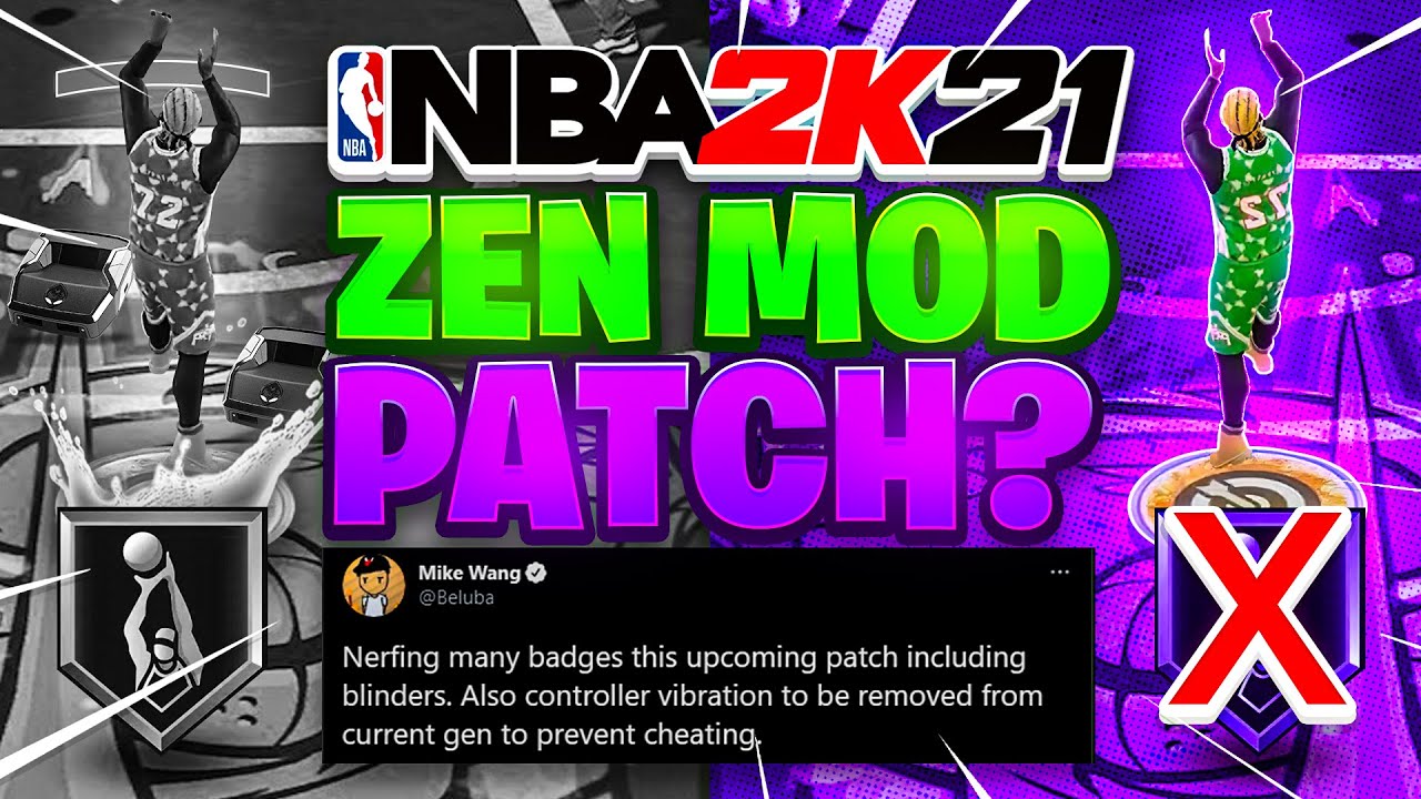 MIKE WANG JUST PATCHED ZEN USERS NBA 2K21 🤔 MOST OVERPOWERED BADGES ...