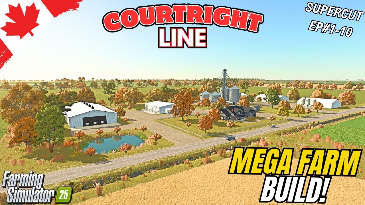 I SPENT 1 YEAR BUILDING A $10,000,000 CANADIAN MEGA FARM! | Courtright ...