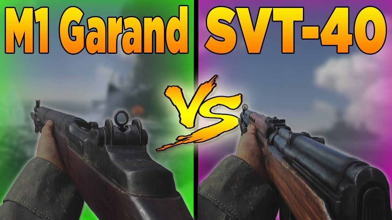 M1 Garand VS SVT-40 (Call of Duty WW2 Weapons Versus) - YouTube
