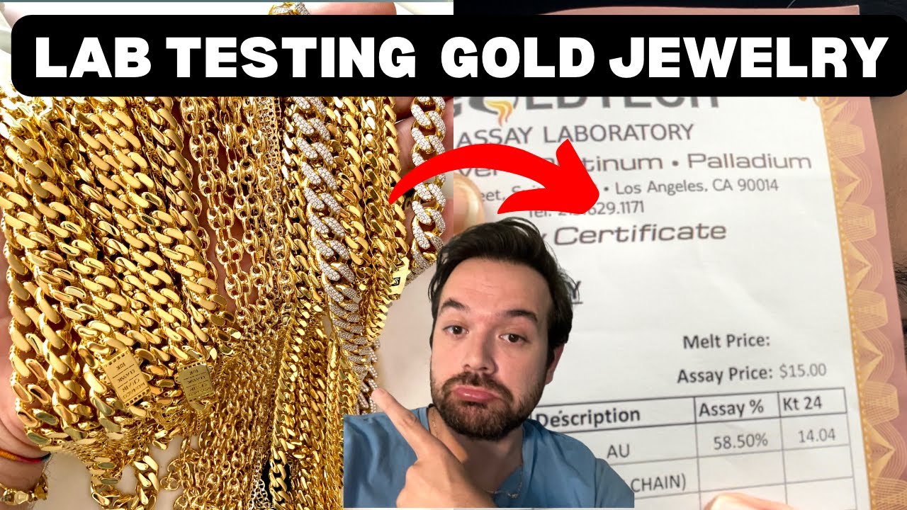 I did a lab test on real 14k gold to find out if it's real or not ...