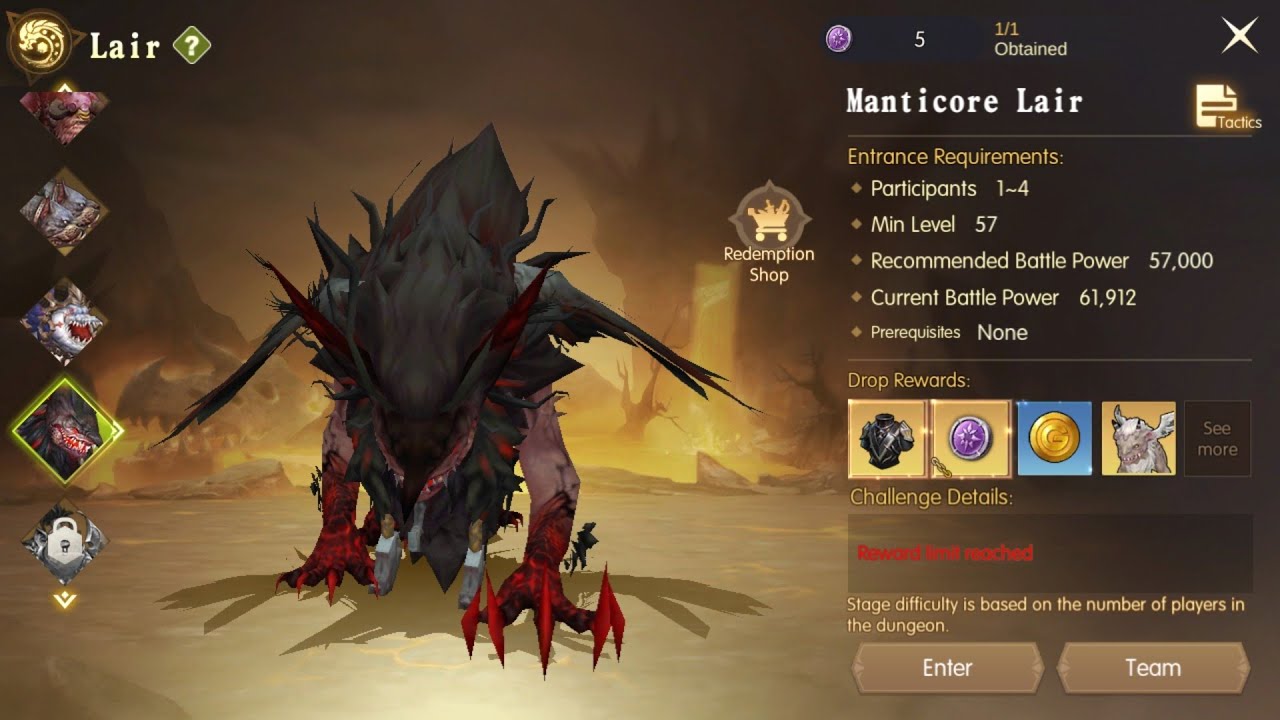 Manticore's Lair (Last Boss) Mechanics - Artillery (Water) POV ...