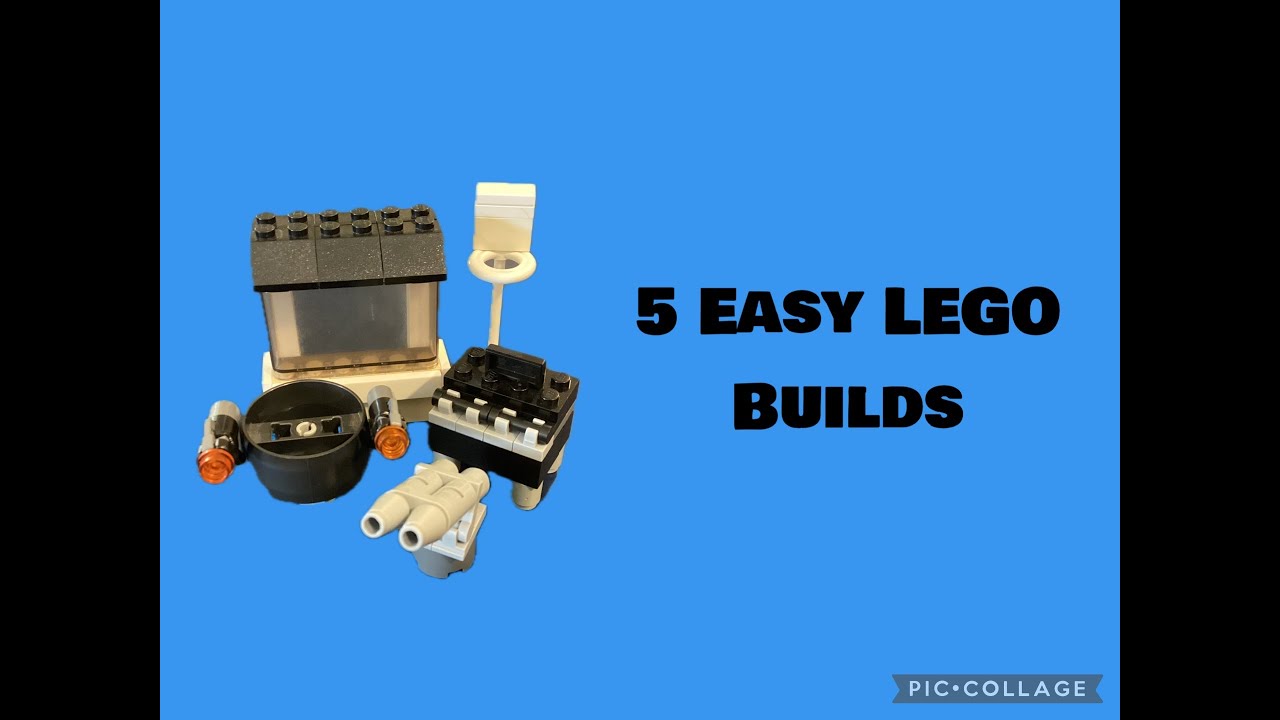 5 Easy LEGO Builds - YouTube