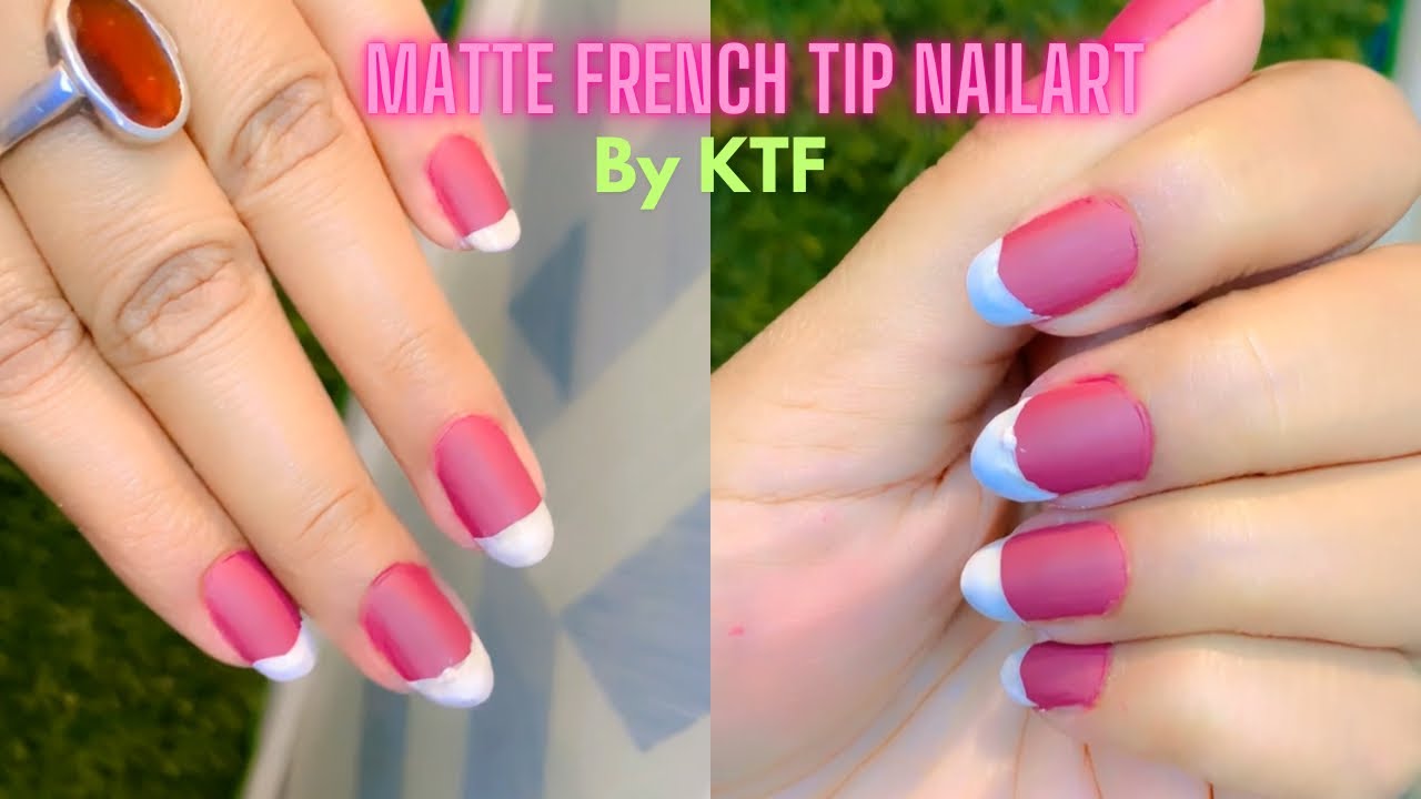 How Can Make Easy French Tip Nail Art | Tutorial for French Tip Nail ...