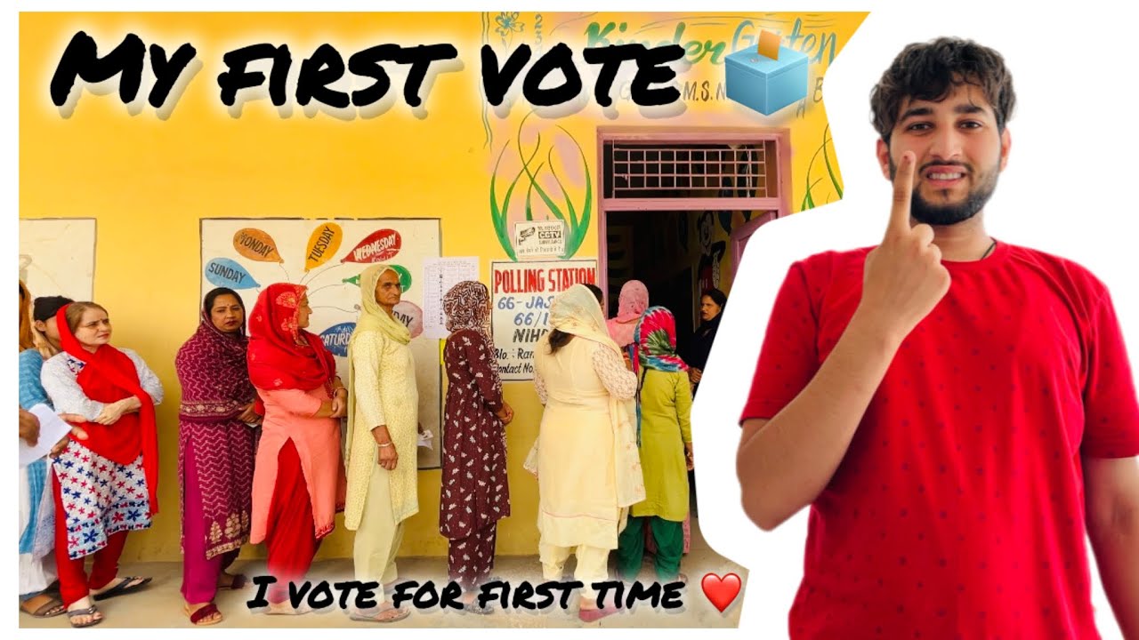 I vote for first time 🗳️ | my first vote || vlog - 72 - YouTube