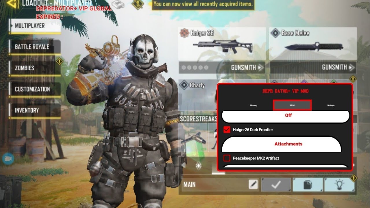 Cod Mobile Hack Mod Menu Season 1 Update 1.0.37 Free Skin Hacks - YouTube