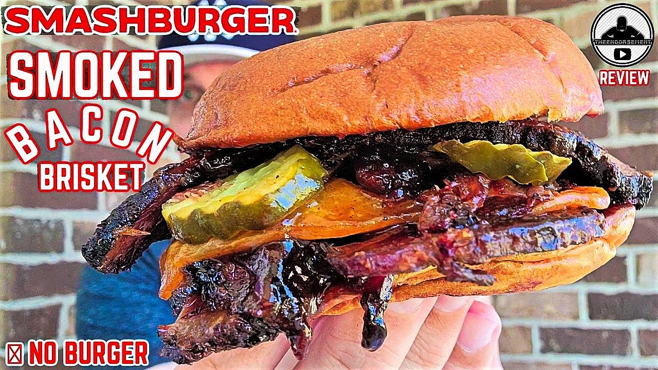 Smashburger® Smoked Bacon Brisket Sandwich Review! 💨🥓🐄🥪 ...