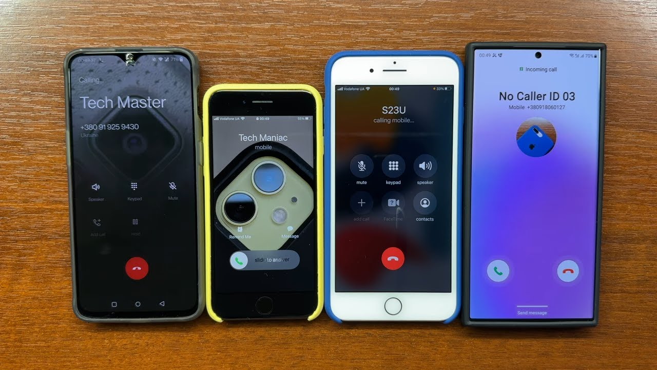 OnePlus 6T Calls iPhone 7 while iPhone 7 Plus Calls Samsung S23 Ultra ...