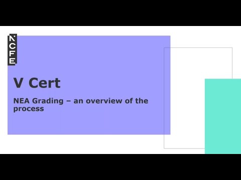 V Certs NEA Grading: an overview of the process - YouTube