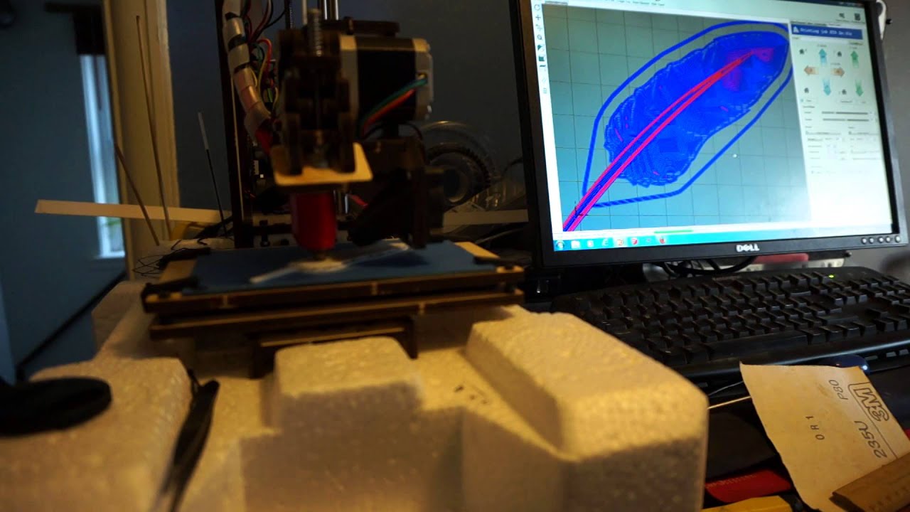 3D Printed Feather #4 - YouTube