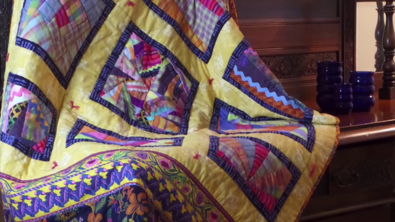 Intro to Crazy or Free Form Quilting - YouTube