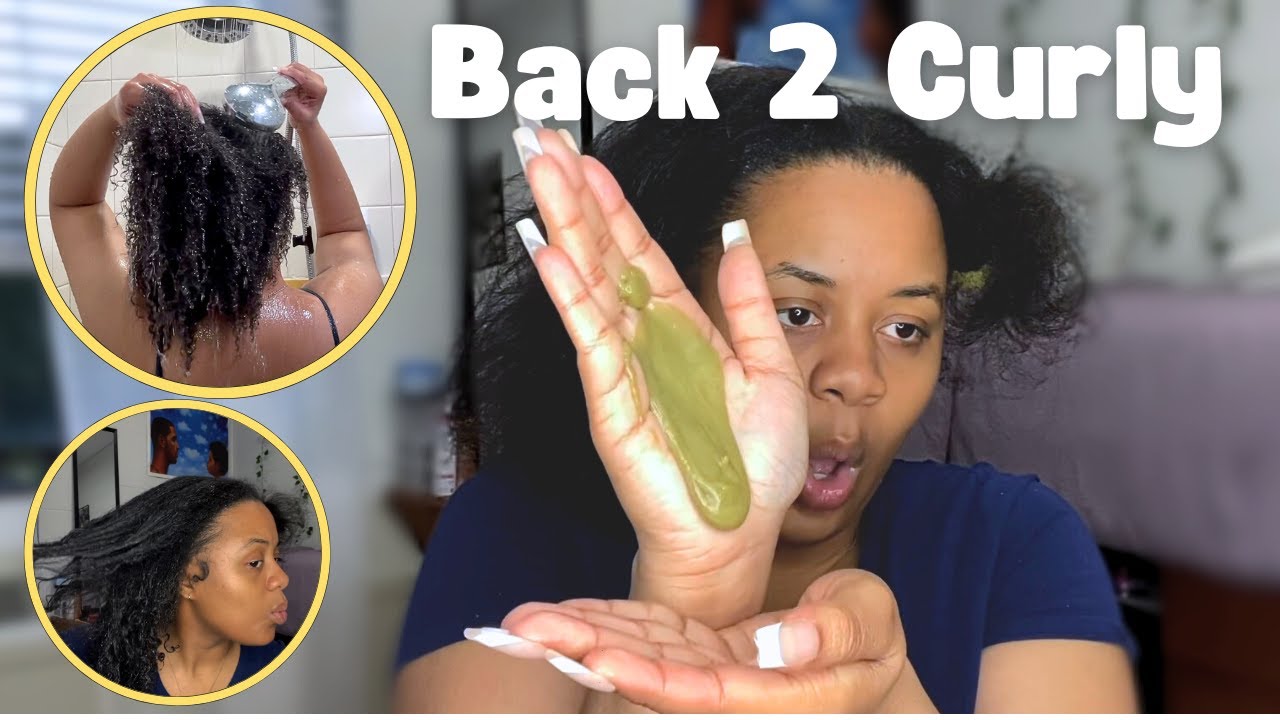 Reverting My Hair Back to Curly | Full Wash Day + Curl-Reviving ...