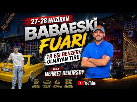 2026 BABAESKİ CAR FEST 3 EFSANE FUAR KONUK : MEHMET DEMİRSOY