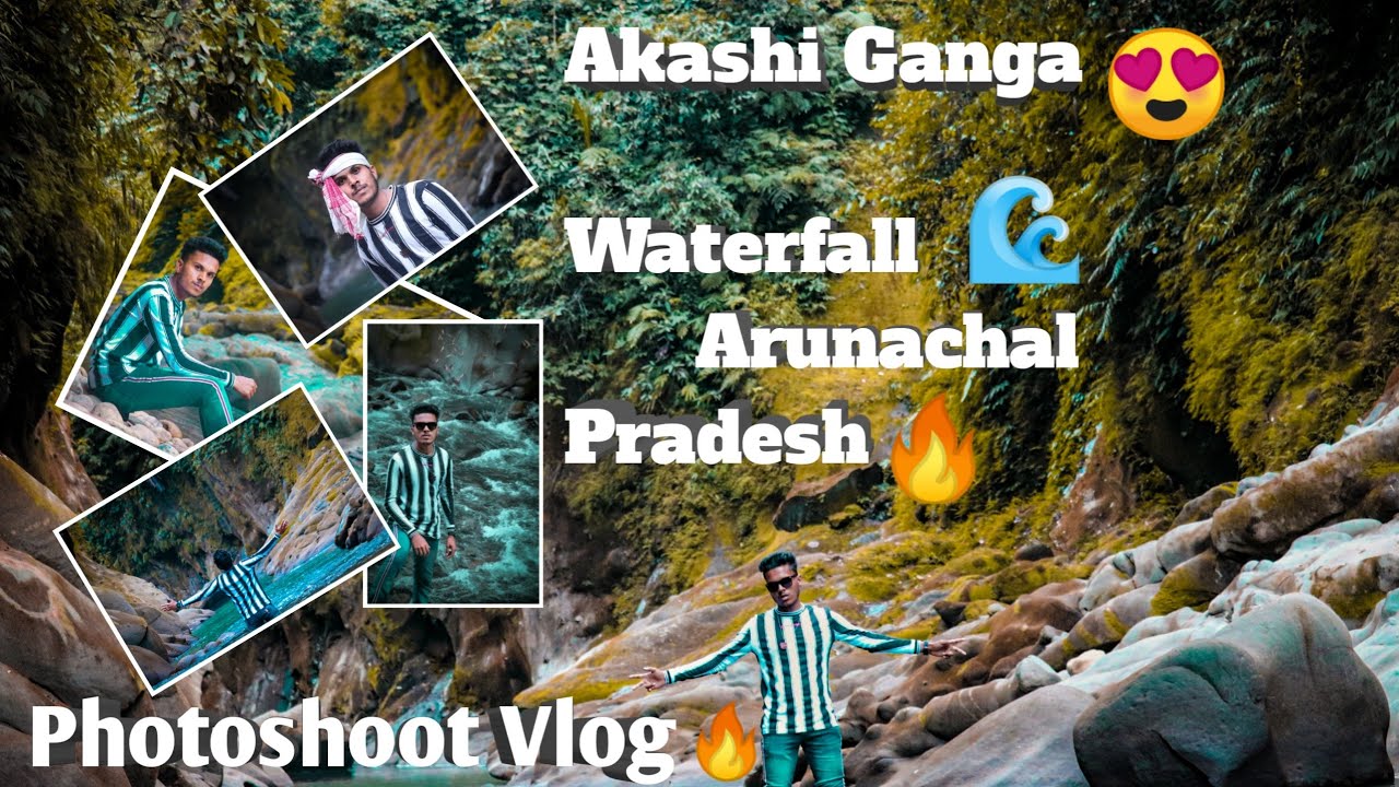 Akashi Ganga waterfall || Arunachal Perdesh || MrAjvlogs - YouTube