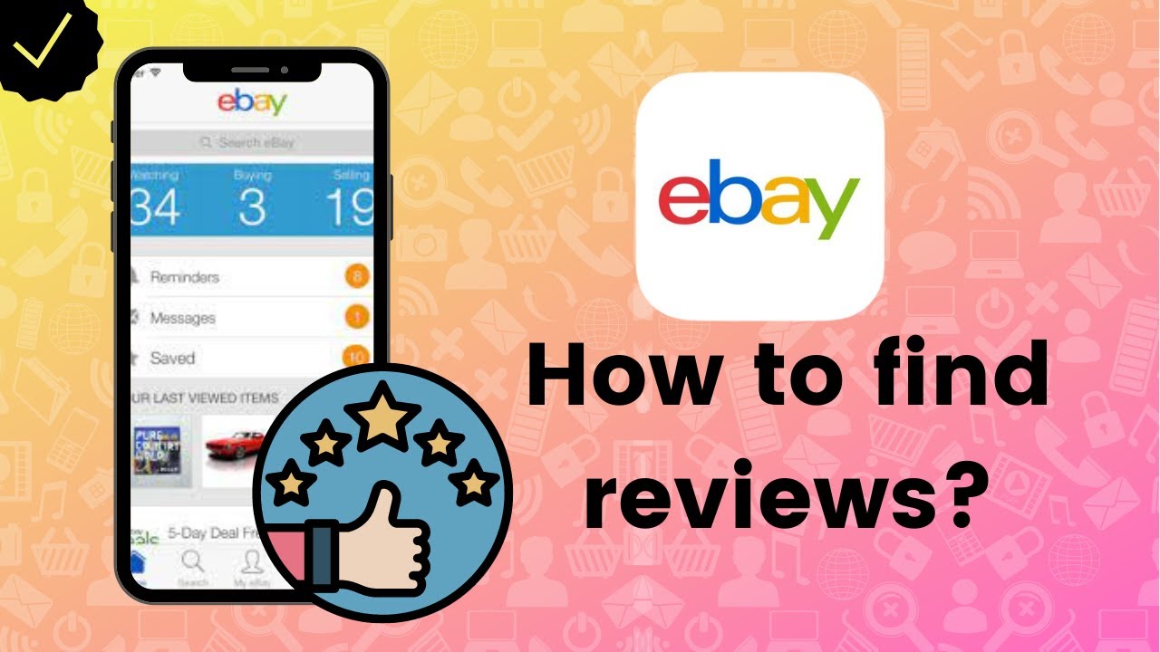 How to find reviews and feedbacks on eBay? - YouTube