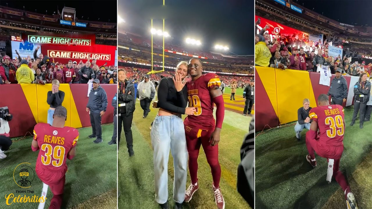 Jeremy Reaves Scores in Love: On-Field Proposal to Girlfriend Mikaela ...