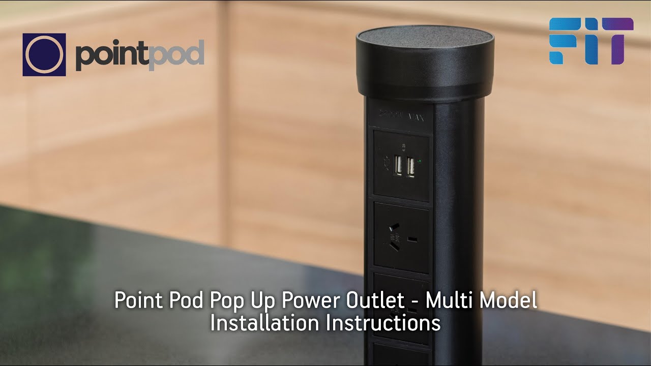Learn How to Install the Point Pod Multi Model Pop Up Power Outlet ...