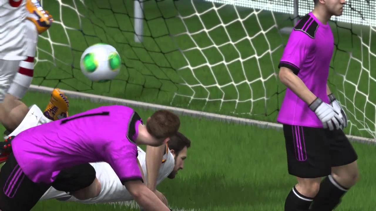 FIFA 14 best own goal You'll ever see - YouTube