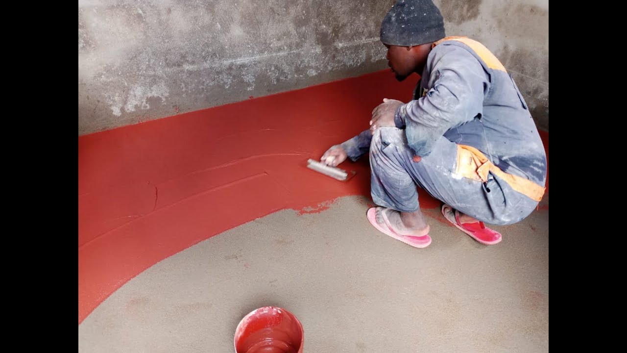 FLOOR PLASTERING TECHNIQUE WITH CEMENT AND SAND AND EXCELLENT FINISHING ...