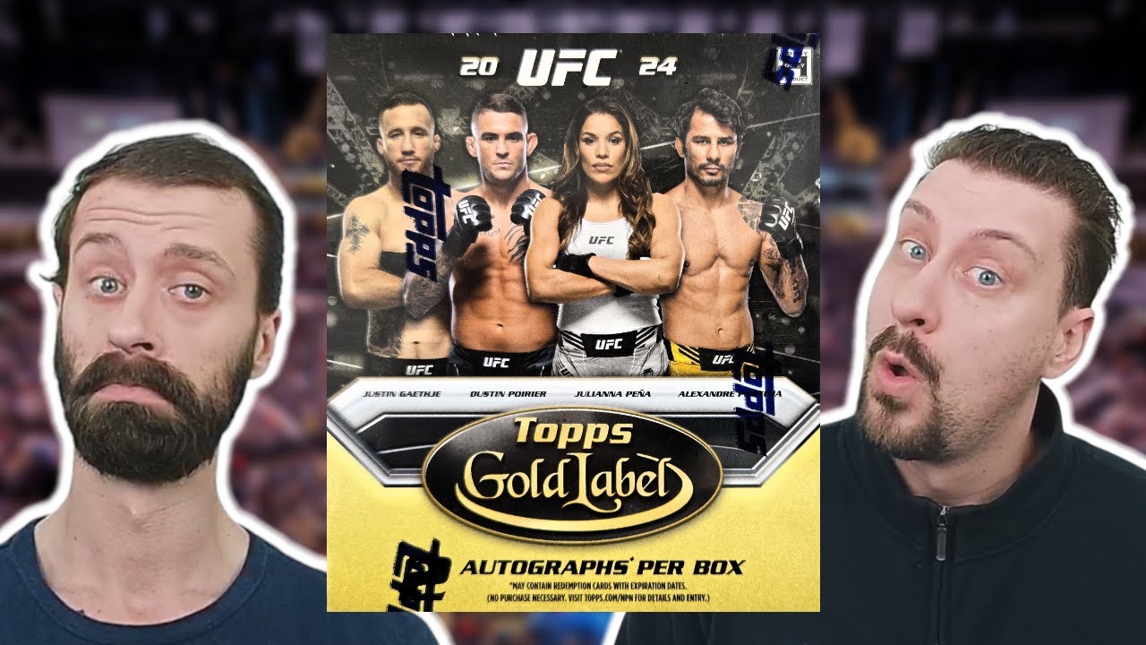 GOLD! 2024-25 Topps UFC Gold Label Hobby Box Break! - YouTube