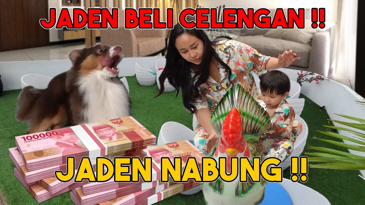 JADEN BELAJAR NABUNG, BELI CELENGAN GEDE BANGET !!? - YouTube