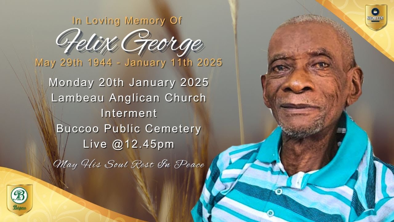 Felix George - The Celebration Of His Life - YouTube