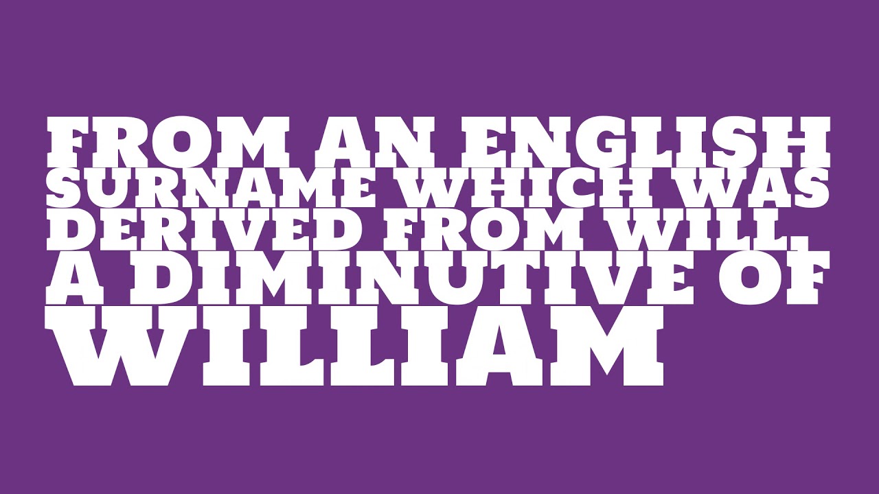 What is the origin of the name Willis? - YouTube
