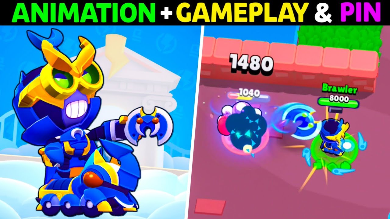 Brawl Stars Insector Carl Gameplay, Animation, Pin & Player Icon - YouTube