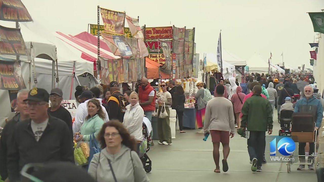 Neptune Festival kicks off at the Oceanfront - YouTube