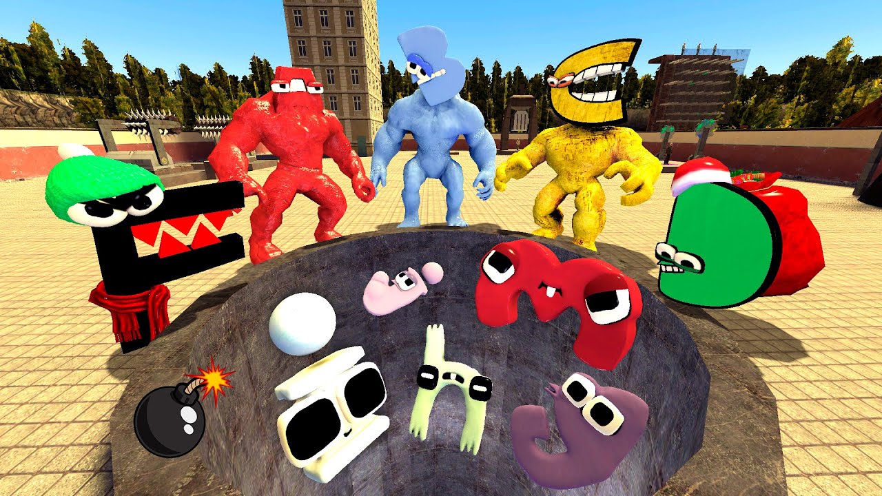 ⚡ SPARTAN KICKING NEW BUFF ALPHABET LORE BODYBUILDERS NEW BABY ALPHABET ...