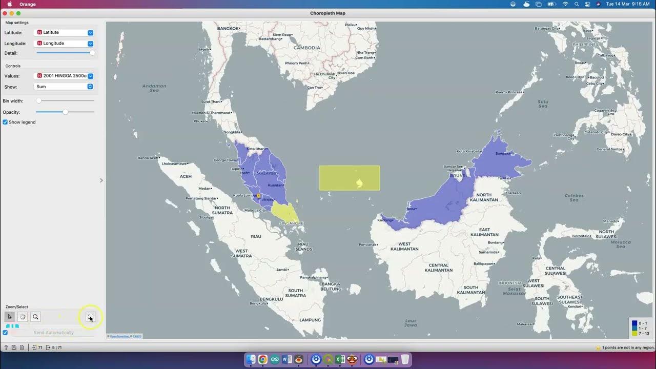 T20: How to create choropleth map in Geoda - QGIS Workshop [Malay] Orange Geoda #IEM - YouTube