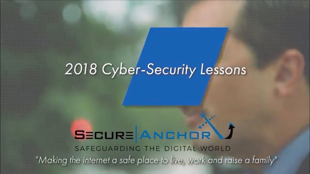 2018 Cyber Security Lessons - Dr Eric Cole's Security Tips - YouTube