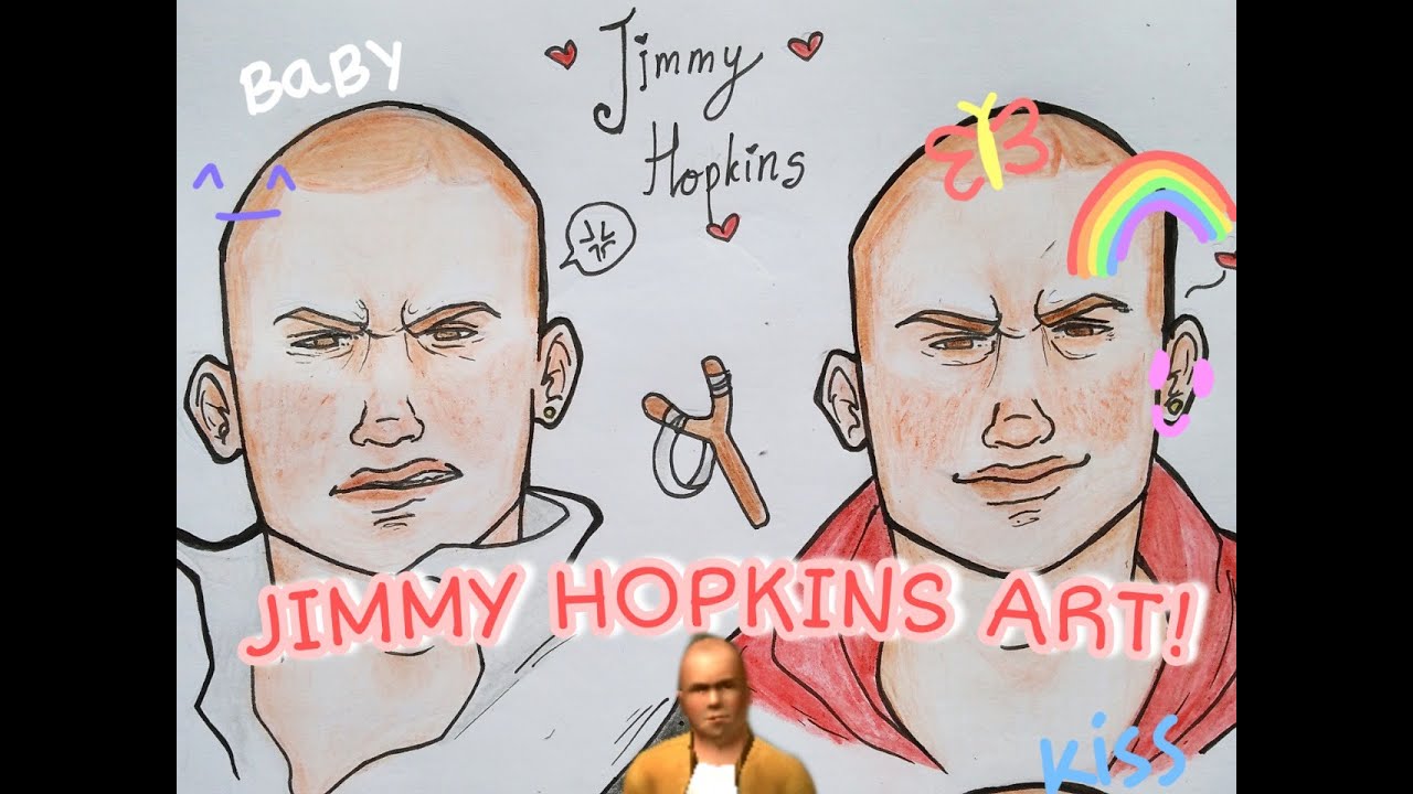 Jimmy Hopkins art! |BULLY: Scholarship Edition - YouTube