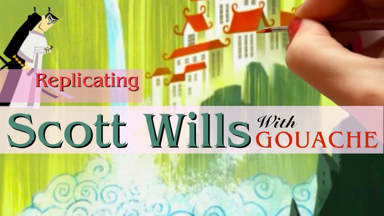 Replicating Scott Wills Samurai Jack Background Art With #gouche # ...