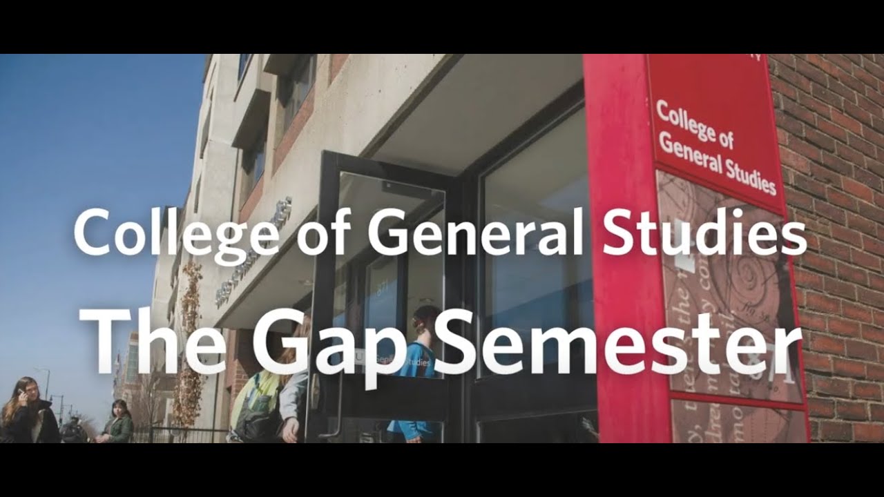 Gap Semester Advice for Incoming CGS Students - YouTube