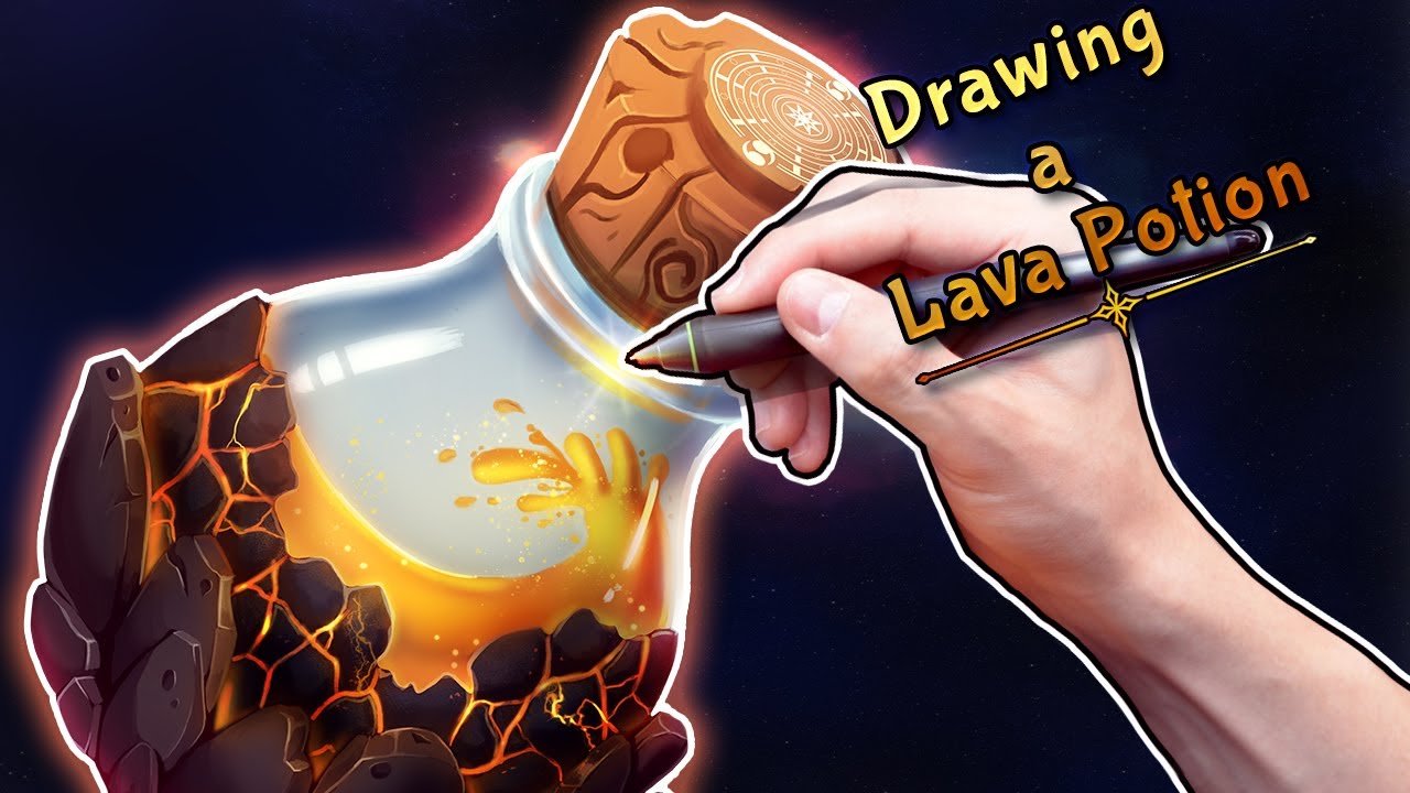 Lava Potion - Timelapse Drawing Video - YouTube