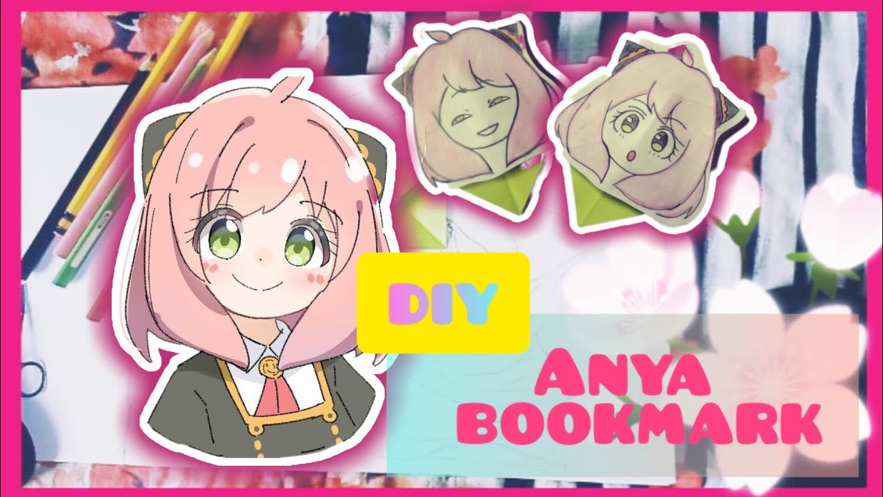 •DIY•{Anya Forger BOOKMARK💗} - YouTube
