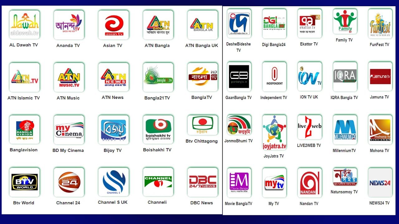 All Bangla Live TV On Mobile Phone - Top Apps For Mobile - YouTube
