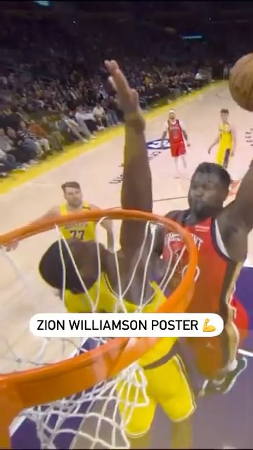 Zion Williamson POSTER DUNK 💪 - YouTube