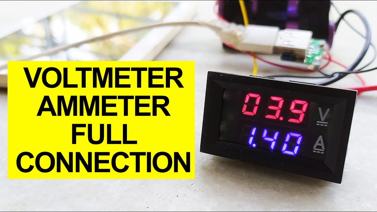 Voltmeter Ameter Full Use | Voltmeter Ameter Full Connection ...