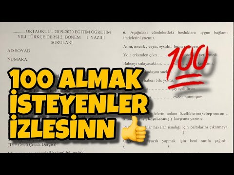 6.Sınıf Türkçe 2.Dönem 1.Yazılı