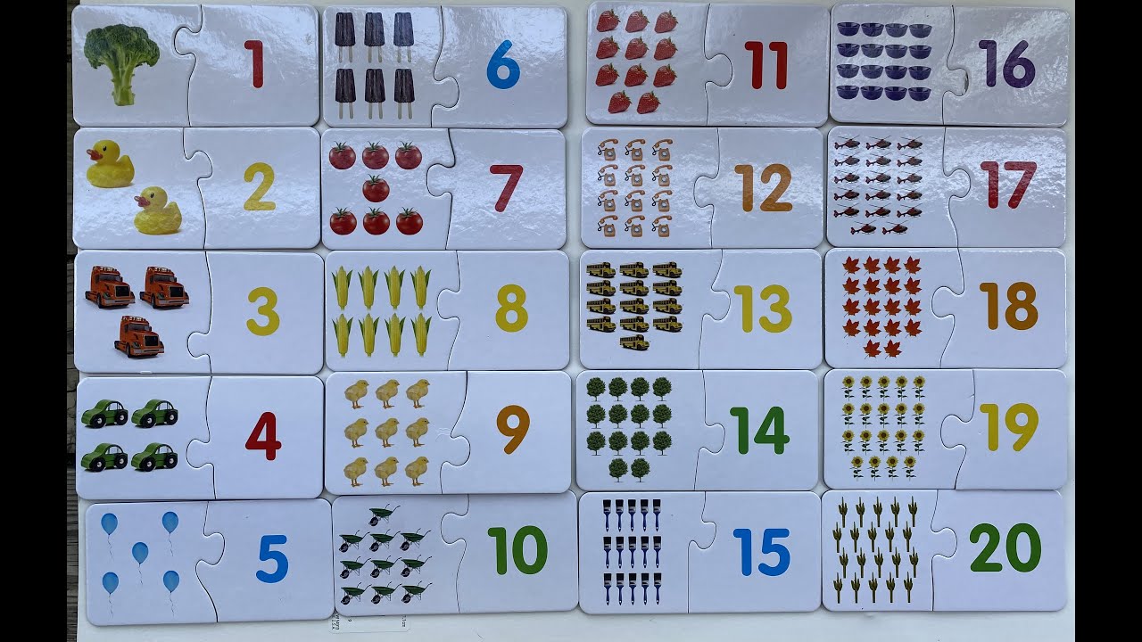 Learn Numbers up to 20 for Preschool and Kindergarten | Counting for ...