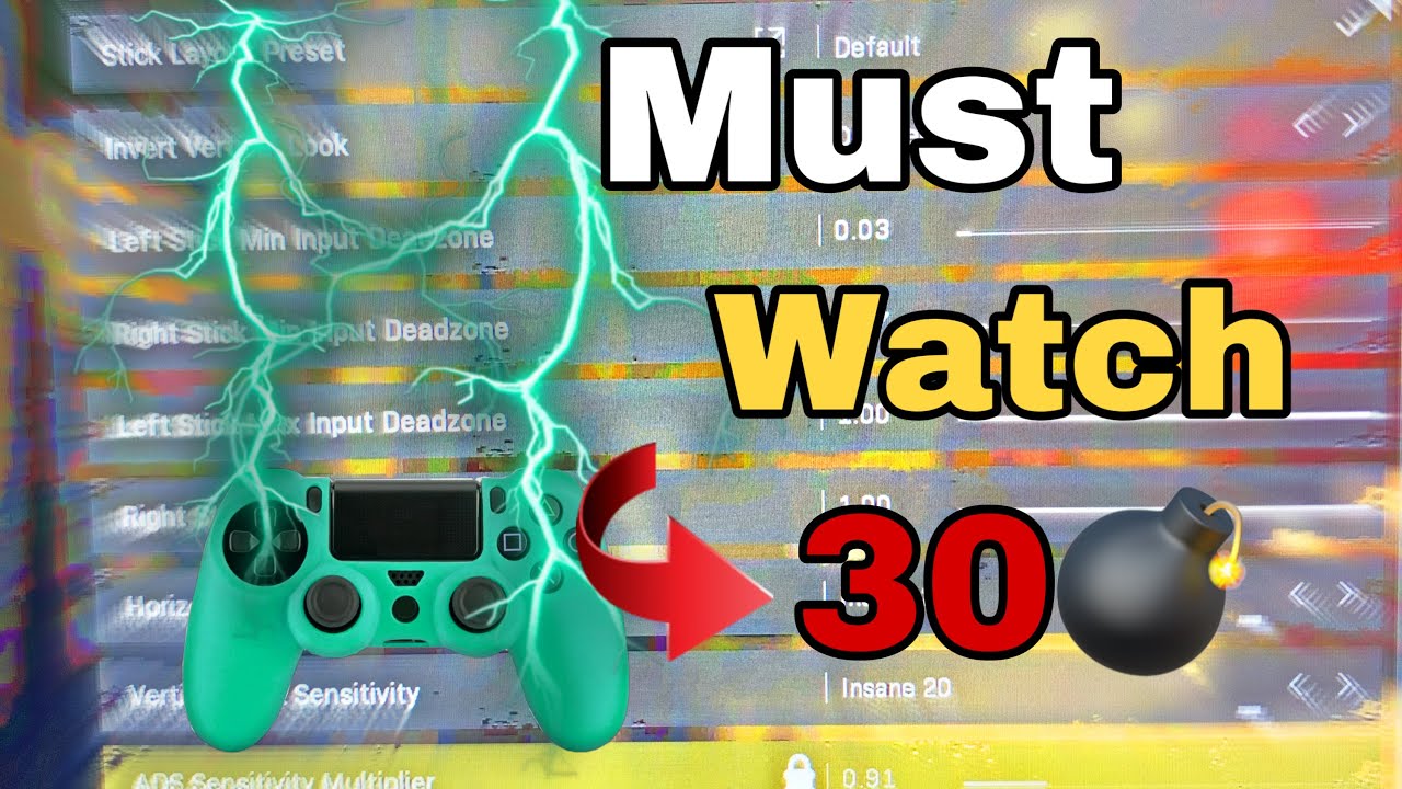 BEST MAX SENSITIVITY SETTINGS FOR 20-20 (30 KILL GAME ON REBIRTH) - YouTube